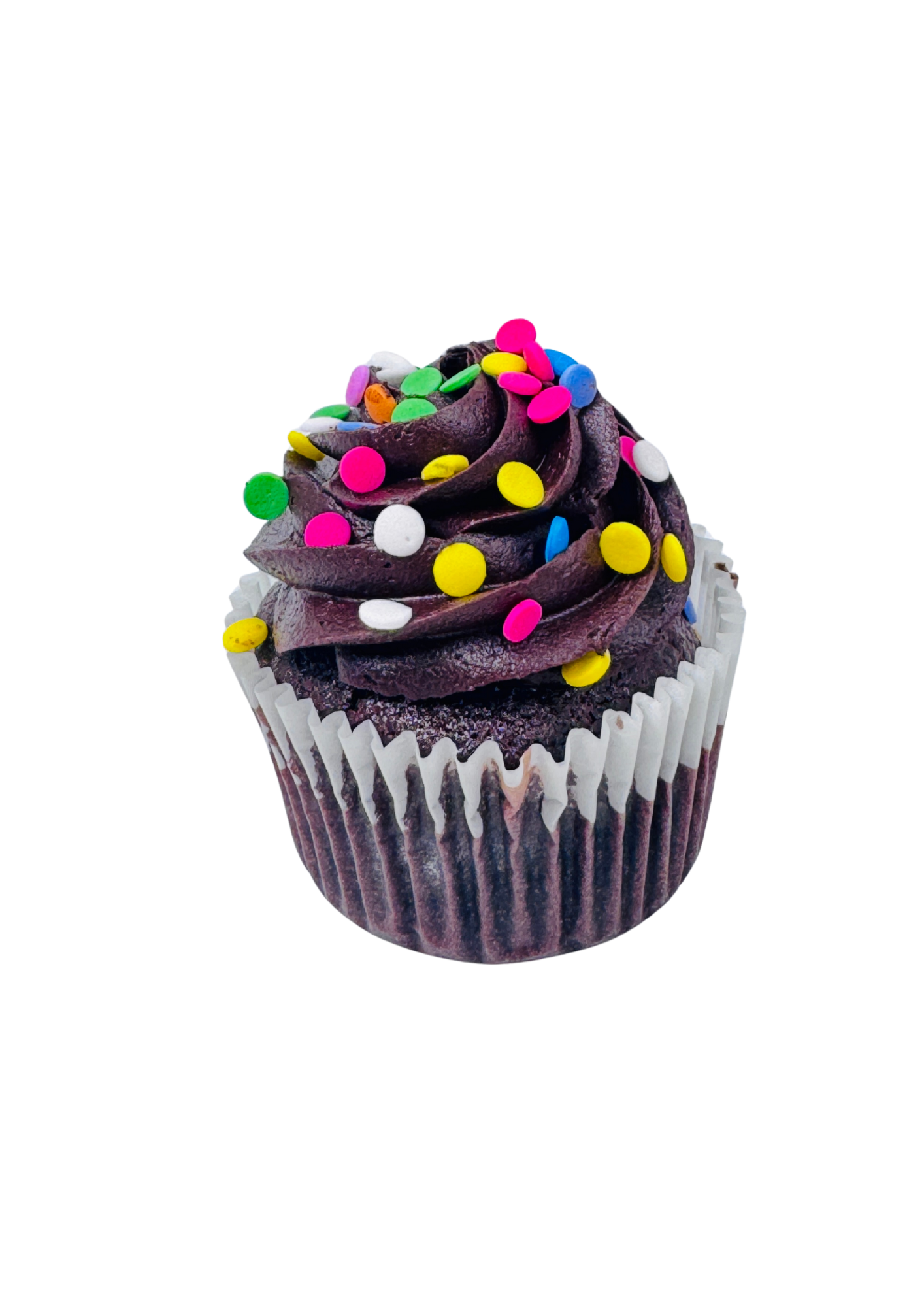 Chocolate dot sprinkle Cupcake – Cake Aways by Marone